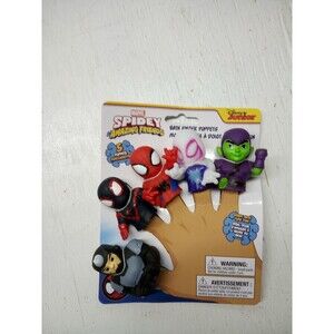 Marvel | Toys | Marvel Spidey Amazing Friends Finger Puppets Bath Time ...